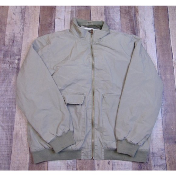 Orvis | Jackets & Coats | Orvis Men M Bomber Jacket Lined Khaki Tan ...